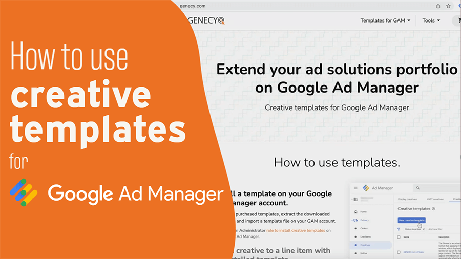 Custom creative templates for Google Ad Manager - Genecy.com